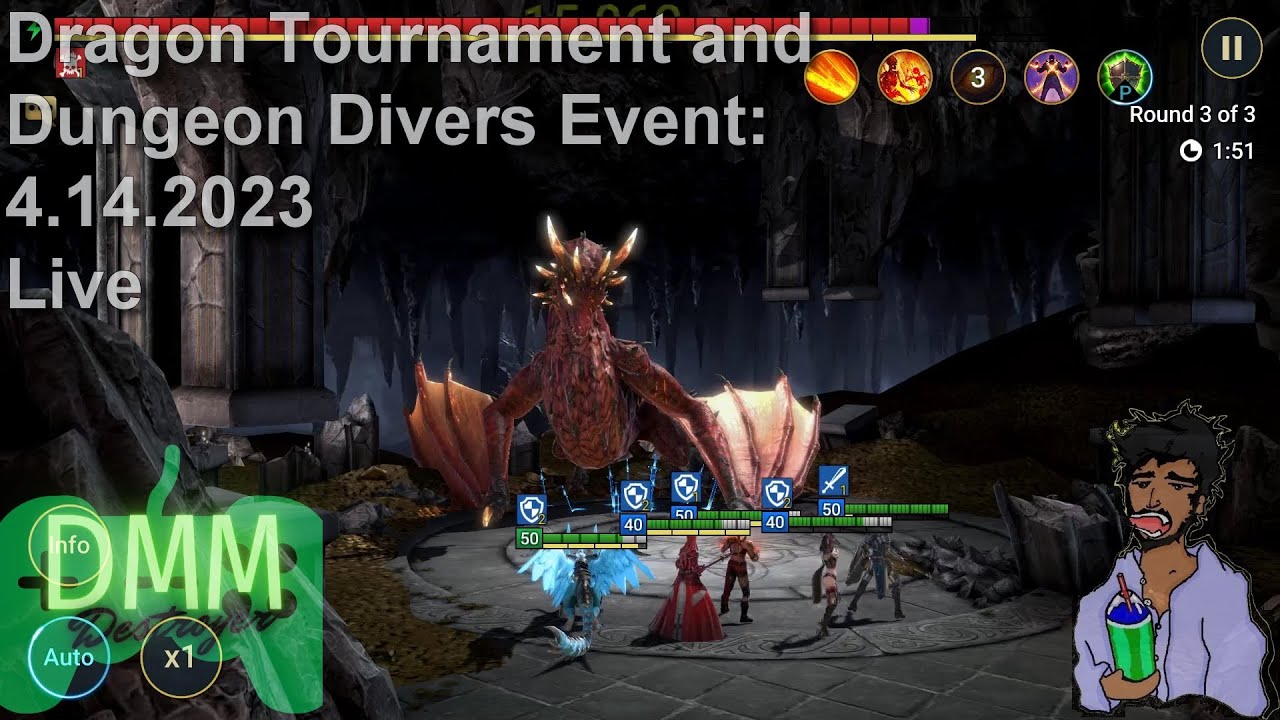 Dragon Tournament and Dungeon Divers Event 4/14/2023 Live - RAID ...