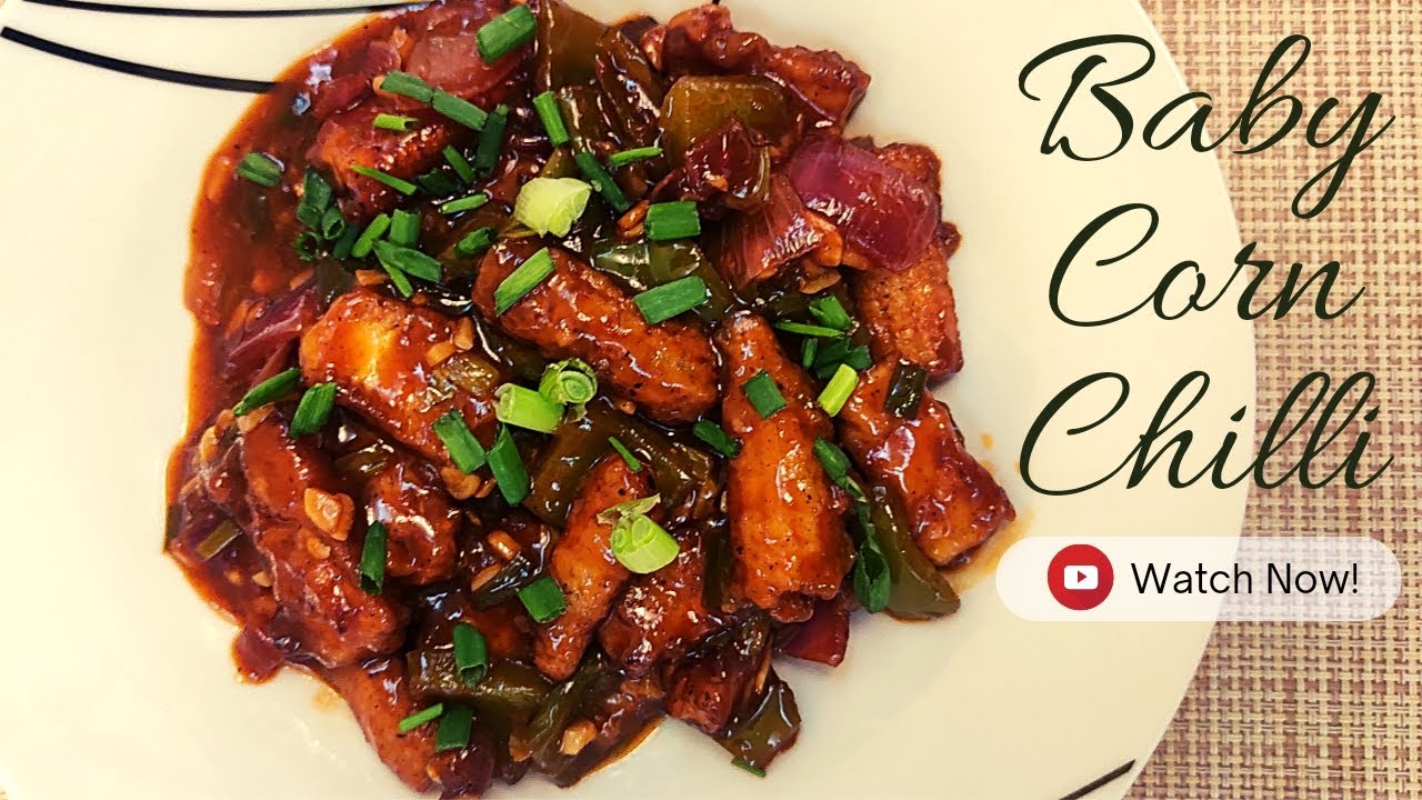 Baby Corn Chilli|crispy Baby Corn Recipe| Indo Chinese Recipe Harsha's ...