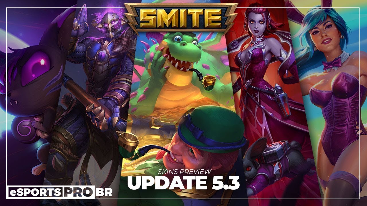 SMITE Update 5.3 - Skins preview - YouTube