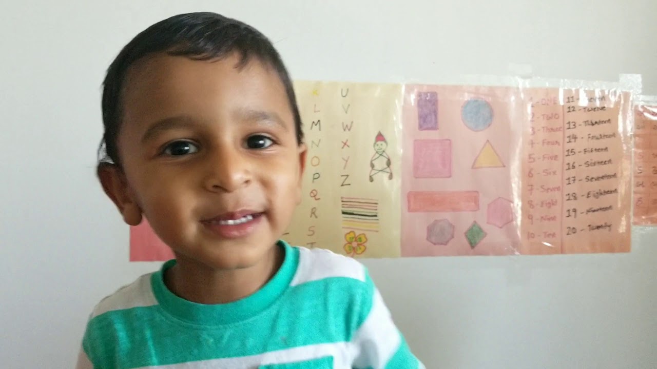 Wall Reading Activity for 18 month and older Baby - YouTube
