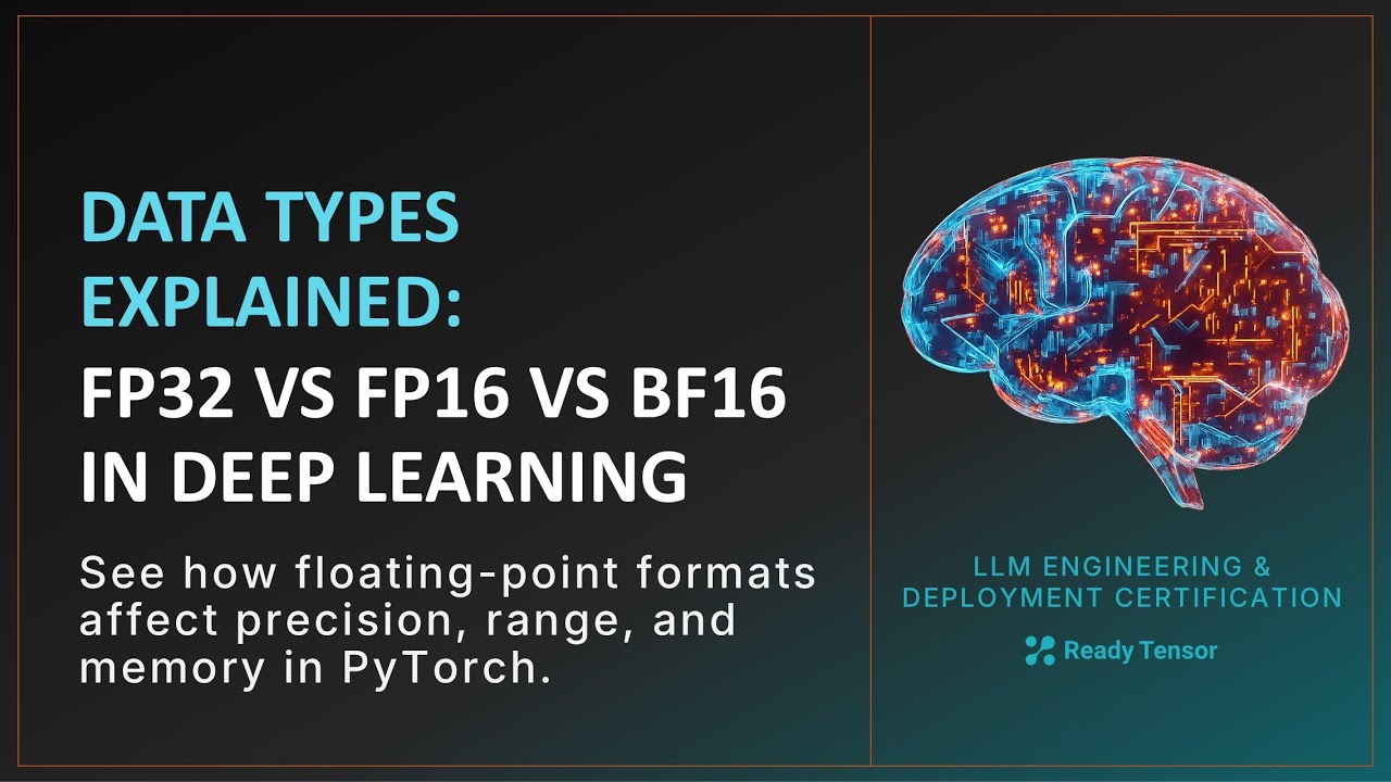 Data Types Explained: FP32 vs FP16 vs BF16 in Deep Learning - YouTube