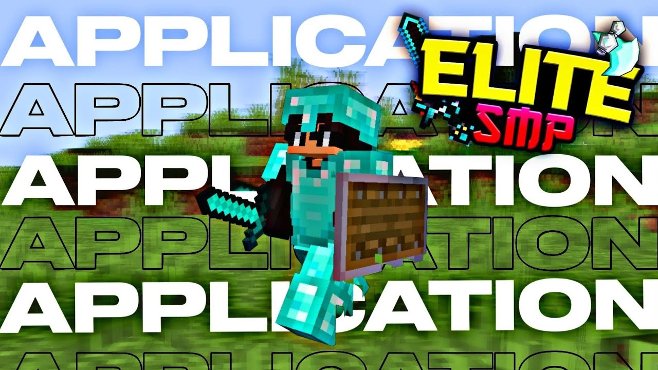My Application For ELITE SMP !! application for SMP!! - YouTube
