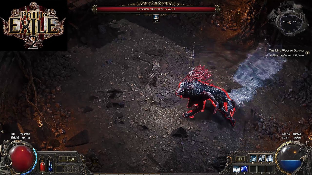 Boss Geonor The Putrid Wolf - Path of Exile 2 - YouTube