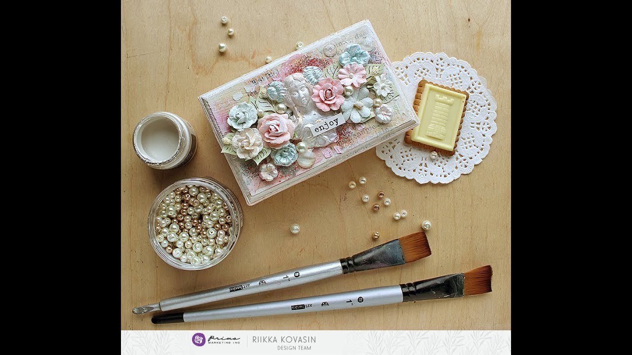 How To Create A Floral-Filled Gift Box by Riikka - YouTube