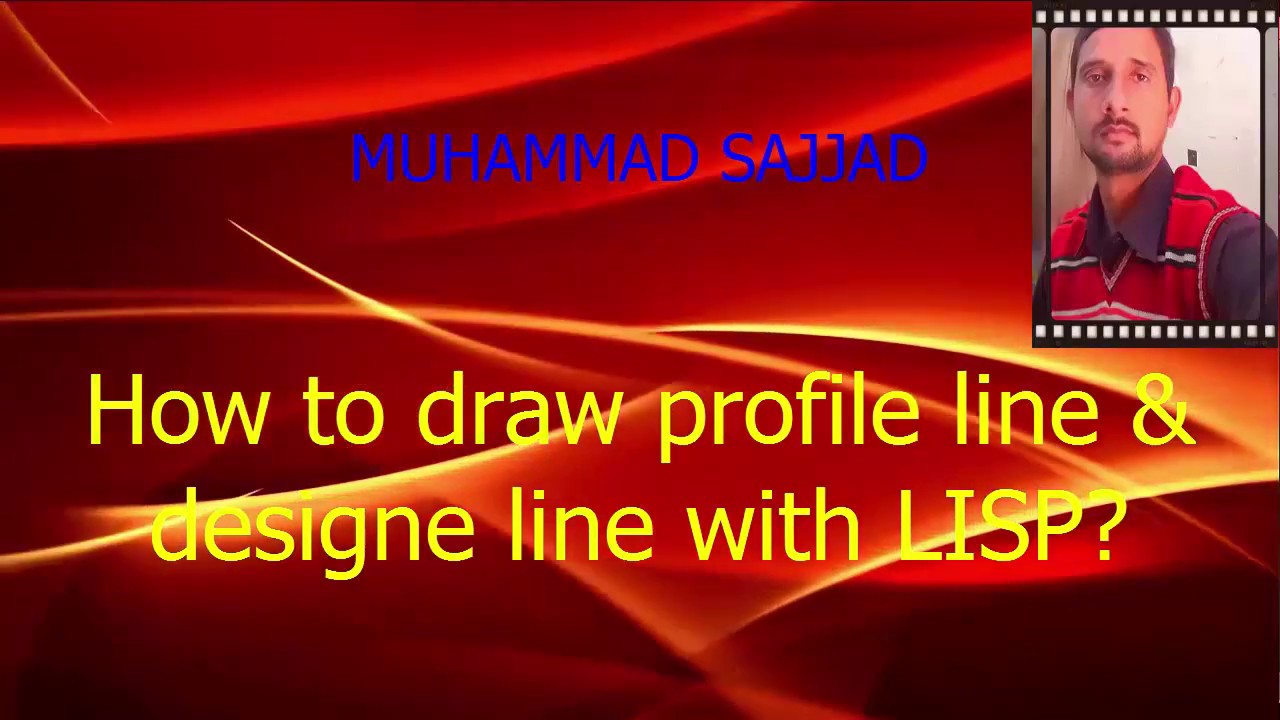 How to draw profile line with the help of LISP? - YouTube