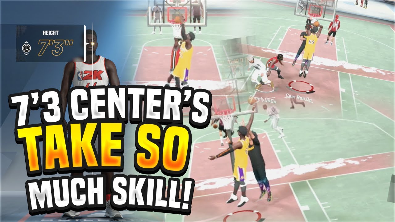 NBA 2K20 7'3 CENTERS TAKE THE MOST SKILL!! PROOF!! BEST BUILD IN NBA ...