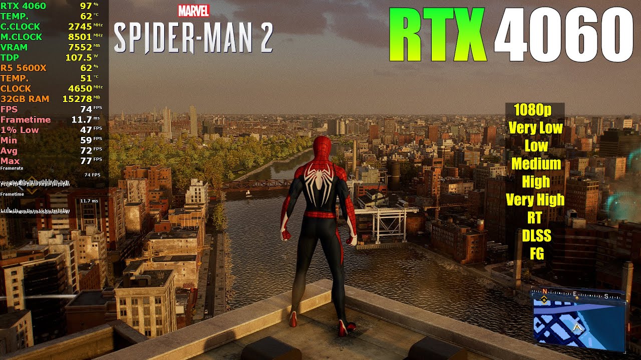 Marvel's Spider-Man 2 : RTX 4060 - Gorgeous Graphics and Smooth ...