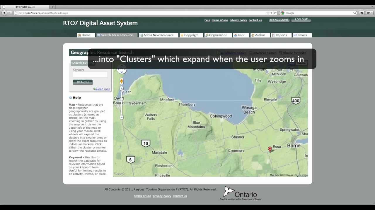 Clustering Results on a Map - YouTube