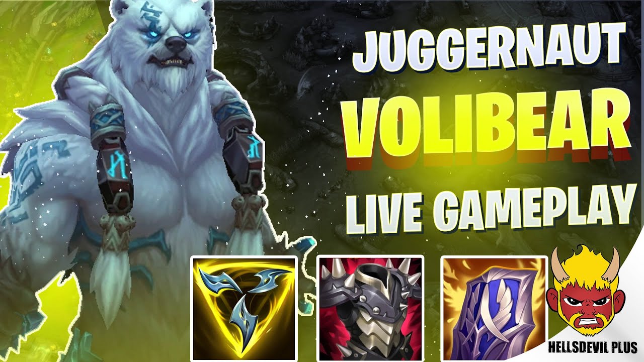 UNKILLABLE JUGGERNAUT VOLIBEAR BUILD! - Wild Rift HellsDevil Plus ...