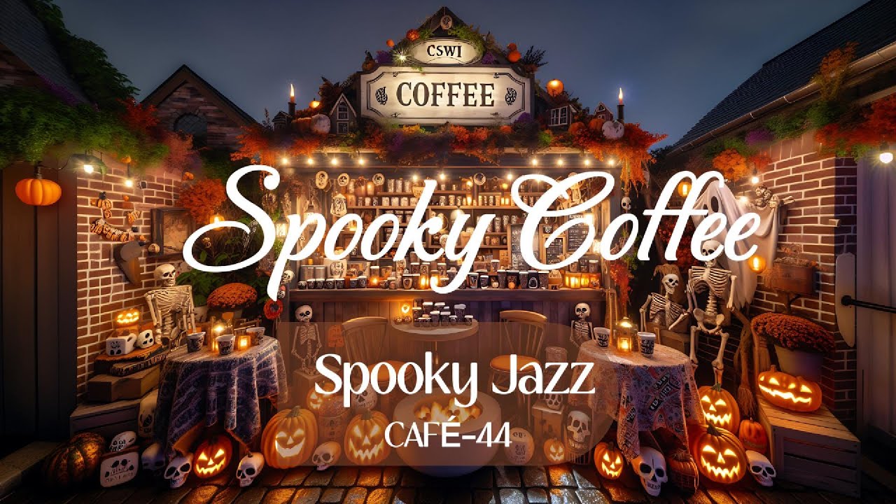 Spooky Coffee | 👻Halloween Background Instrumental Spooky Jazz Music to ...