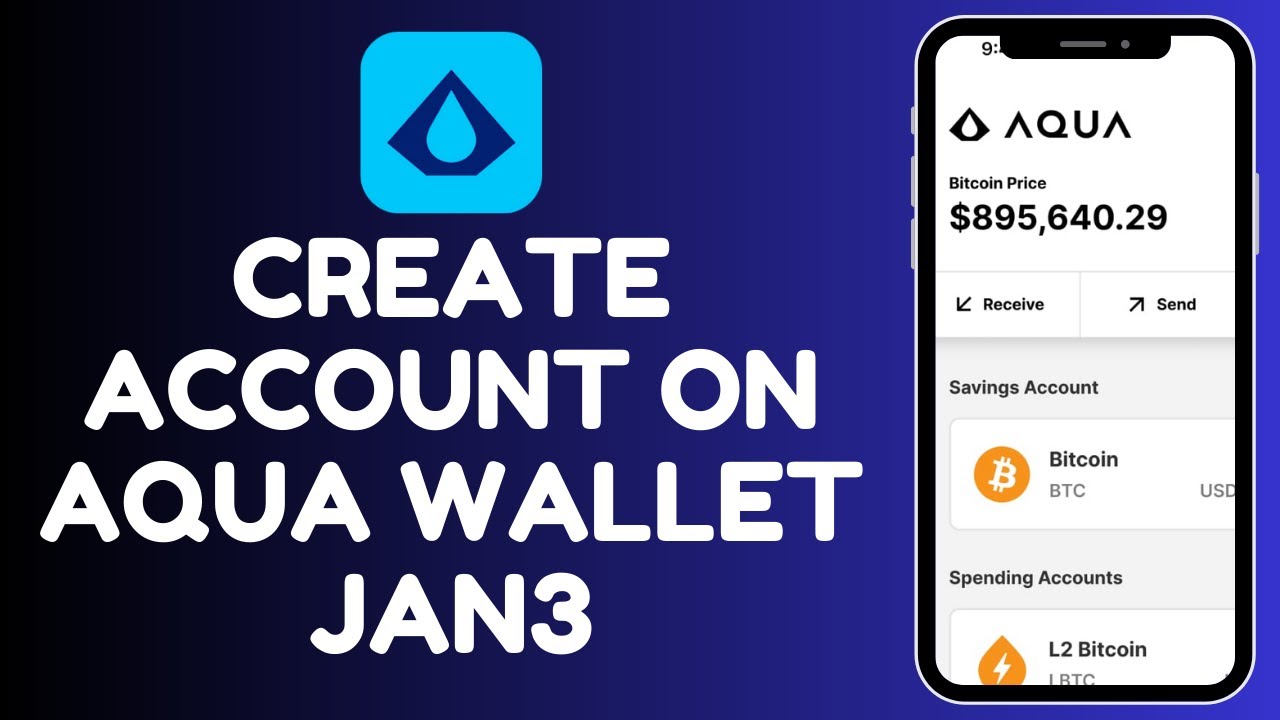How to Create Jan3 Account Aqua Wallet App 2025? - YouTube