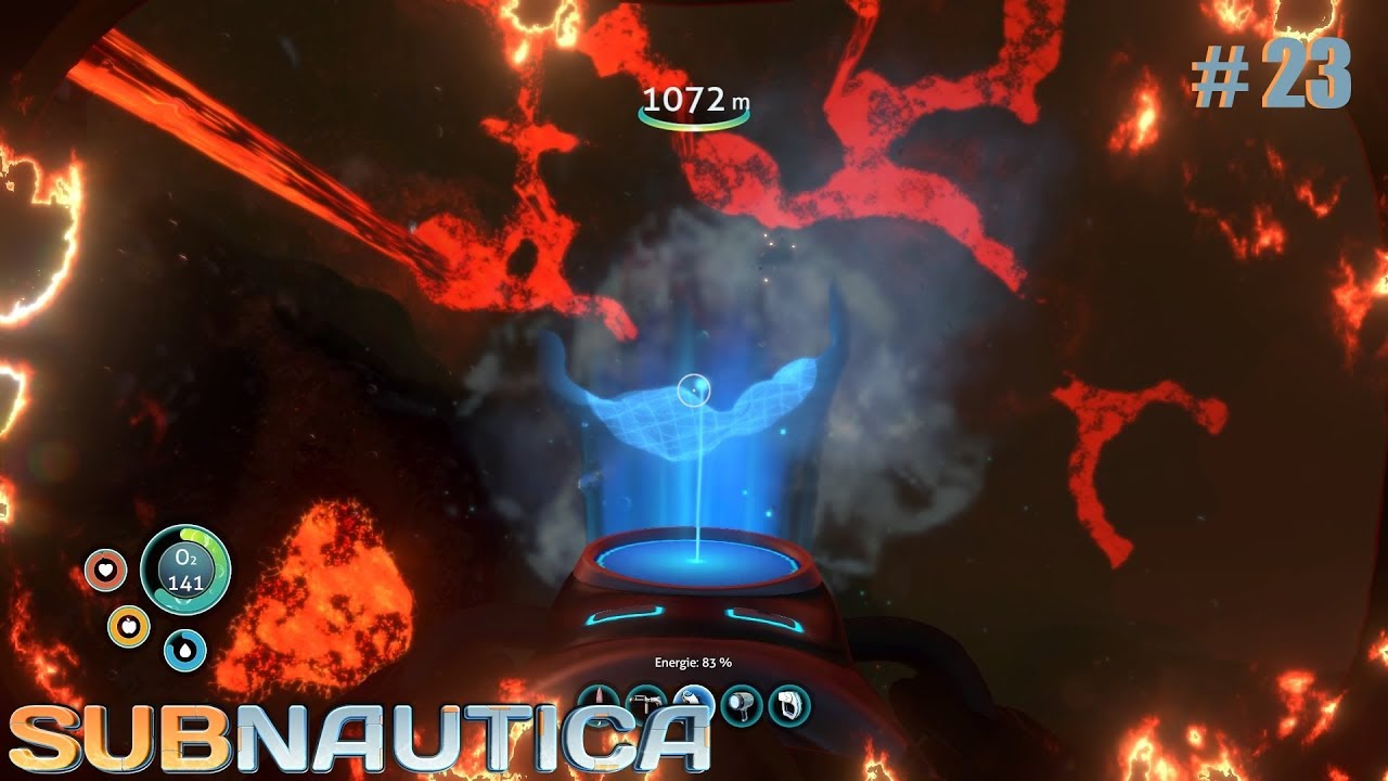 Subnautica (PS4 Pro) german # 23 - Das Lava Biom ein wenig Erkunden ...