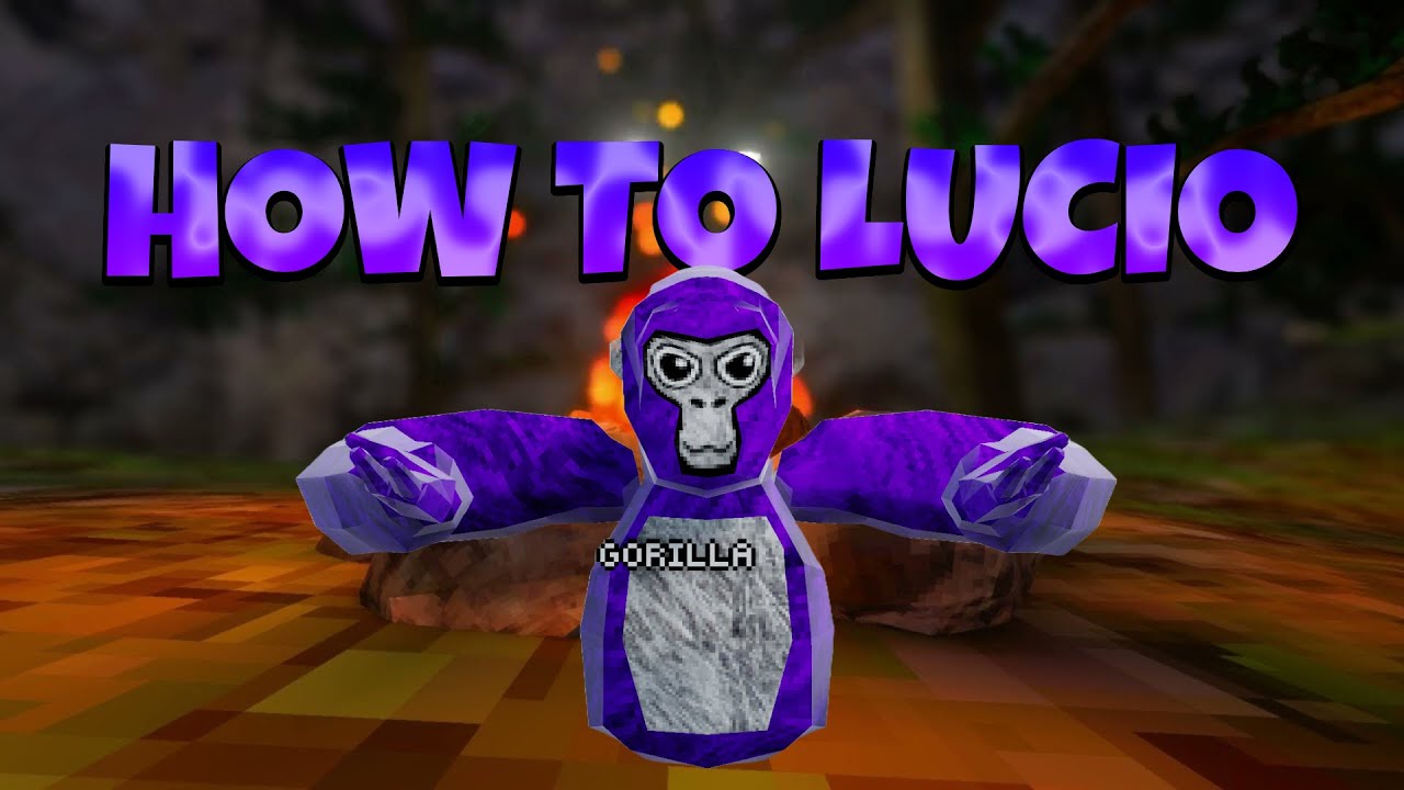 HOW TO LUCIO RUN IN GORILLA TAG 2024 (EASY AND QUICK) - YouTube