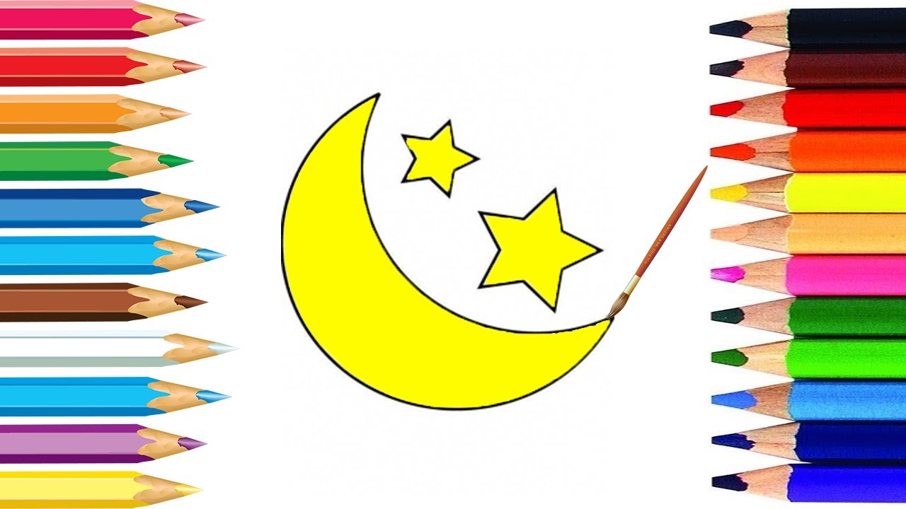 HOW to DRAW a MONTH for CHILDREN | easy drawings for Kids - YouTube