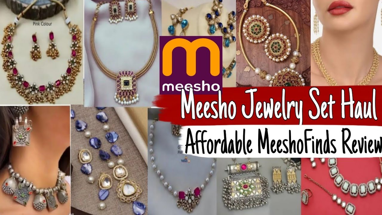 Meesho Oxidised Jewellery Haul | Meesho Necklace Set Haul | Meesho ...