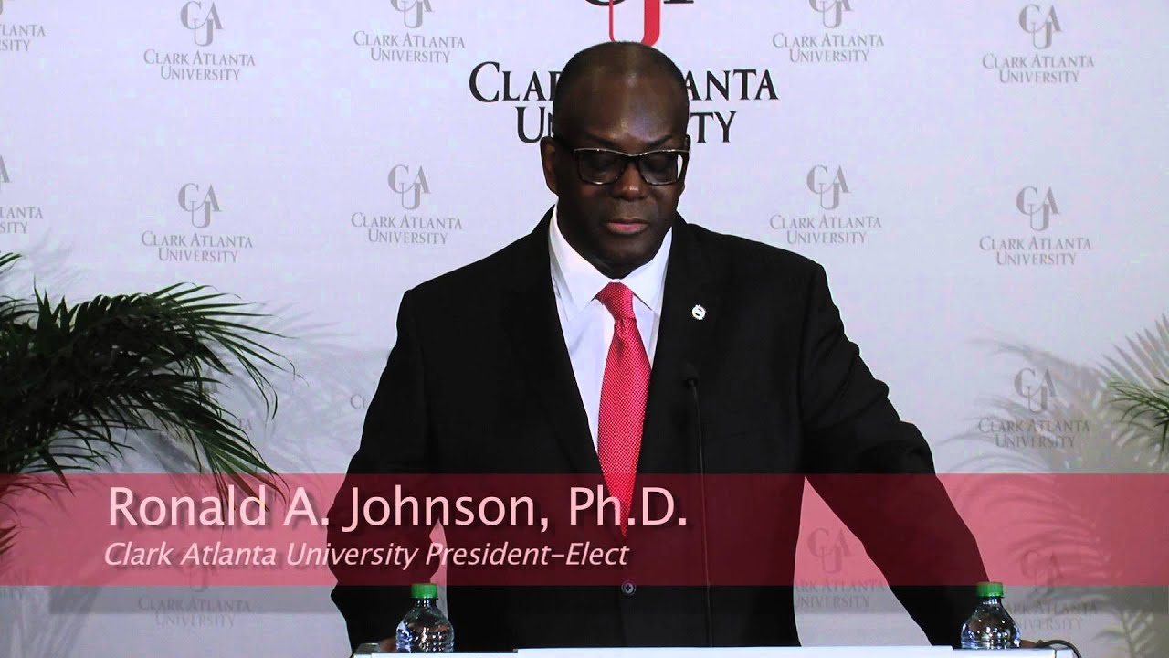 CAU's "New President Elect" - Ronald A. Johnson Ph.D. - YouTube