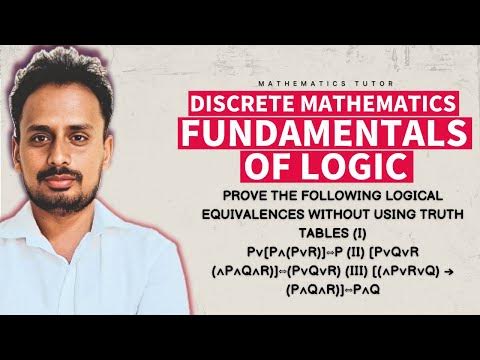 Fundamentals of Logic | Discrete Mathematics| 21cs41 module 1| Part 16 - YouTube