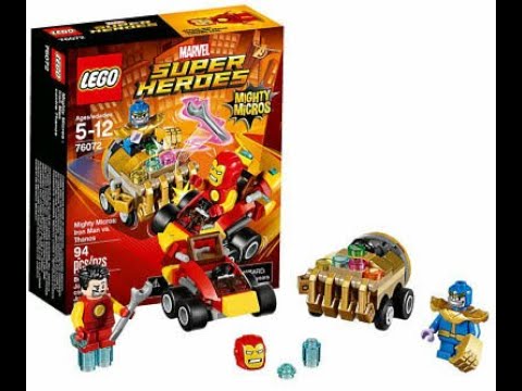 Explicación detallada lego mighty micros: Iron Man VS Thanos - YouTube