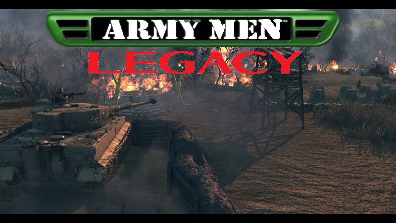 Massive Tan line Tank Defence! Tan New Heavy Tank! [Army men Legacy ...