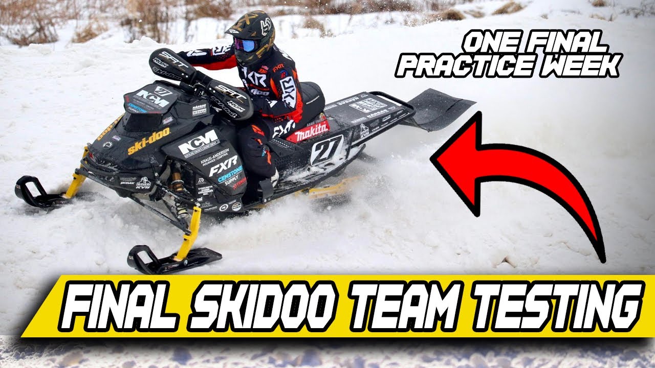 SNOCROSS VLOG /// SKIDOO TEAM TESTING /// RACING // EP.4 - YouTube