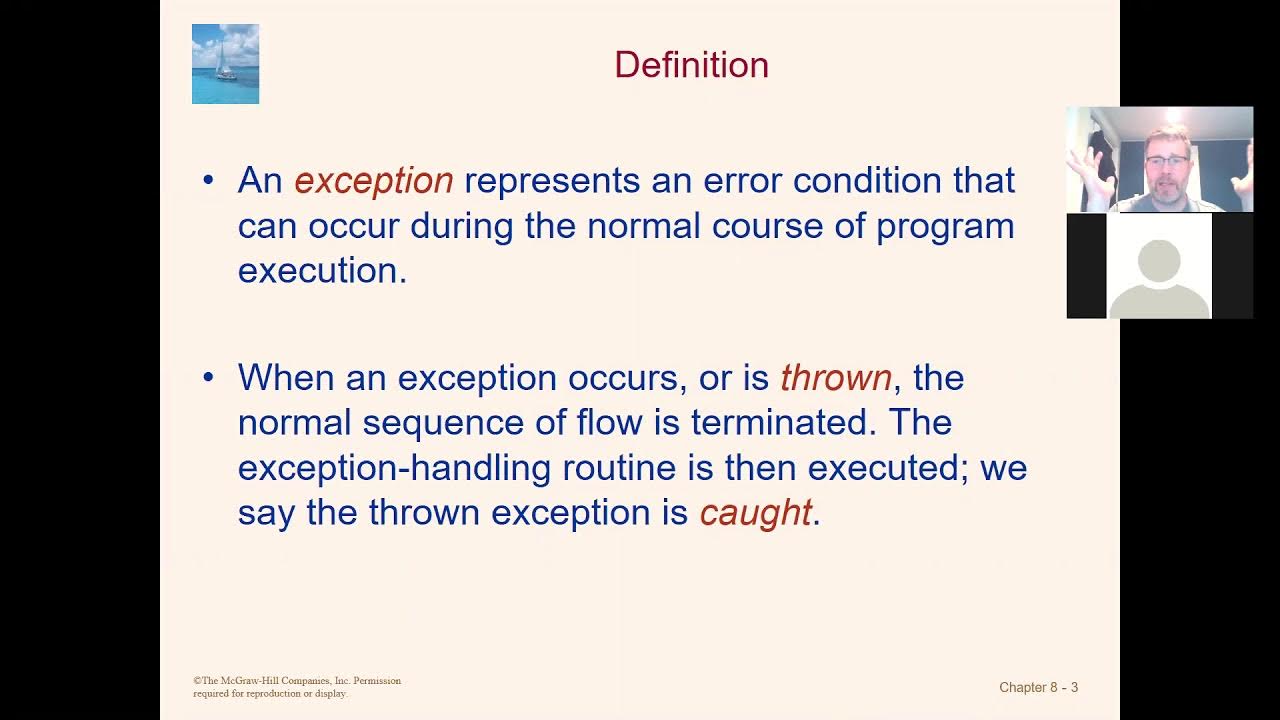 IDS 201 Fall 2020 Exceptions & Assertions pt. 1 - YouTube