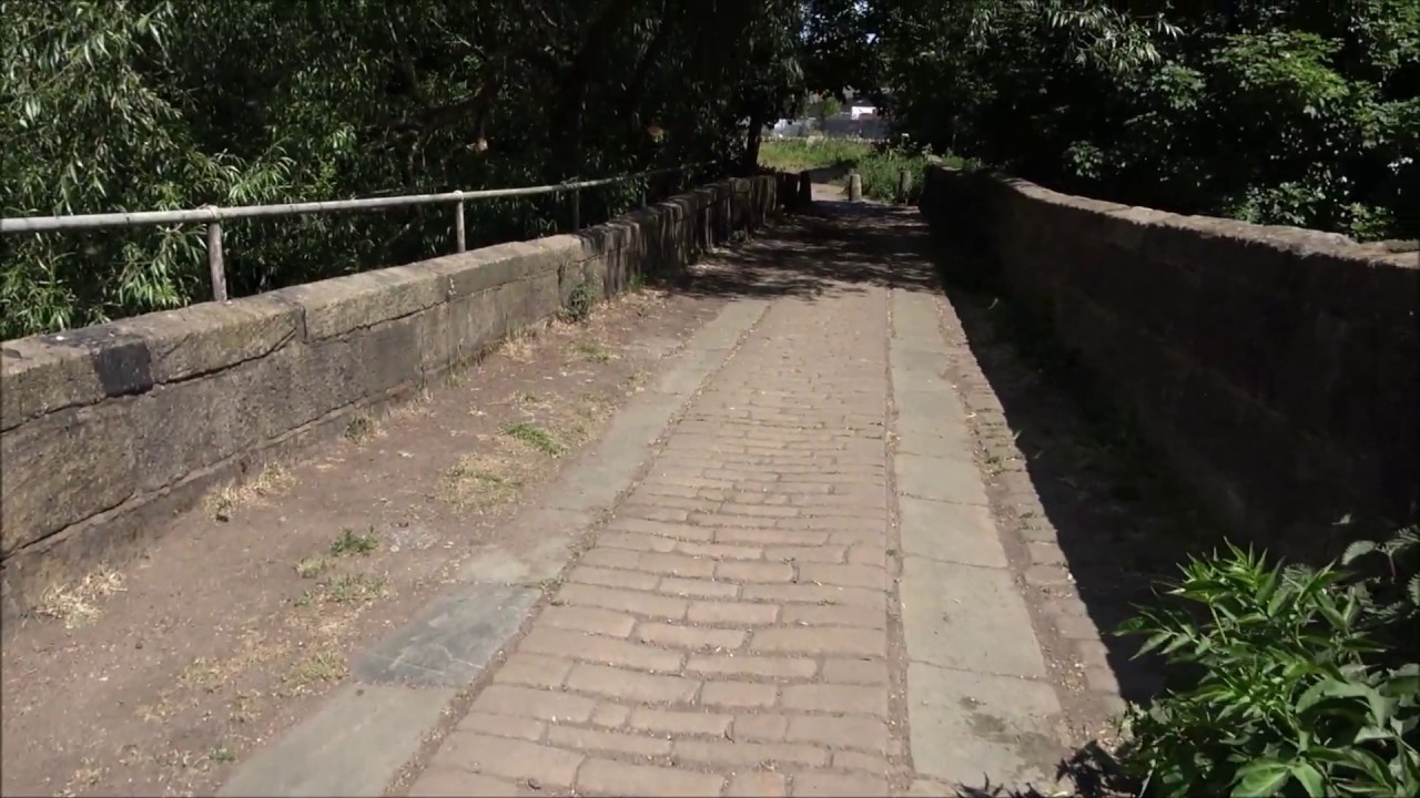 Calverley Bridge on the River Aire in Calverley Leeds Part 3 - YouTube