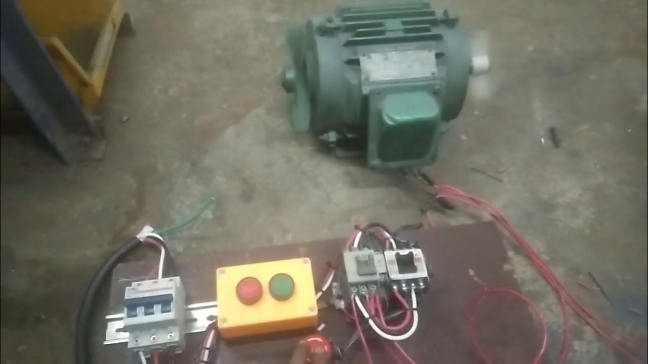 Motor control forward reverse with interlock - YouTube