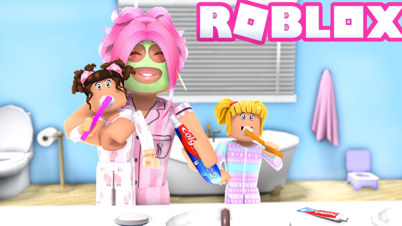 Roblox Family Night Routine Before 1st Day of School - YouTube
