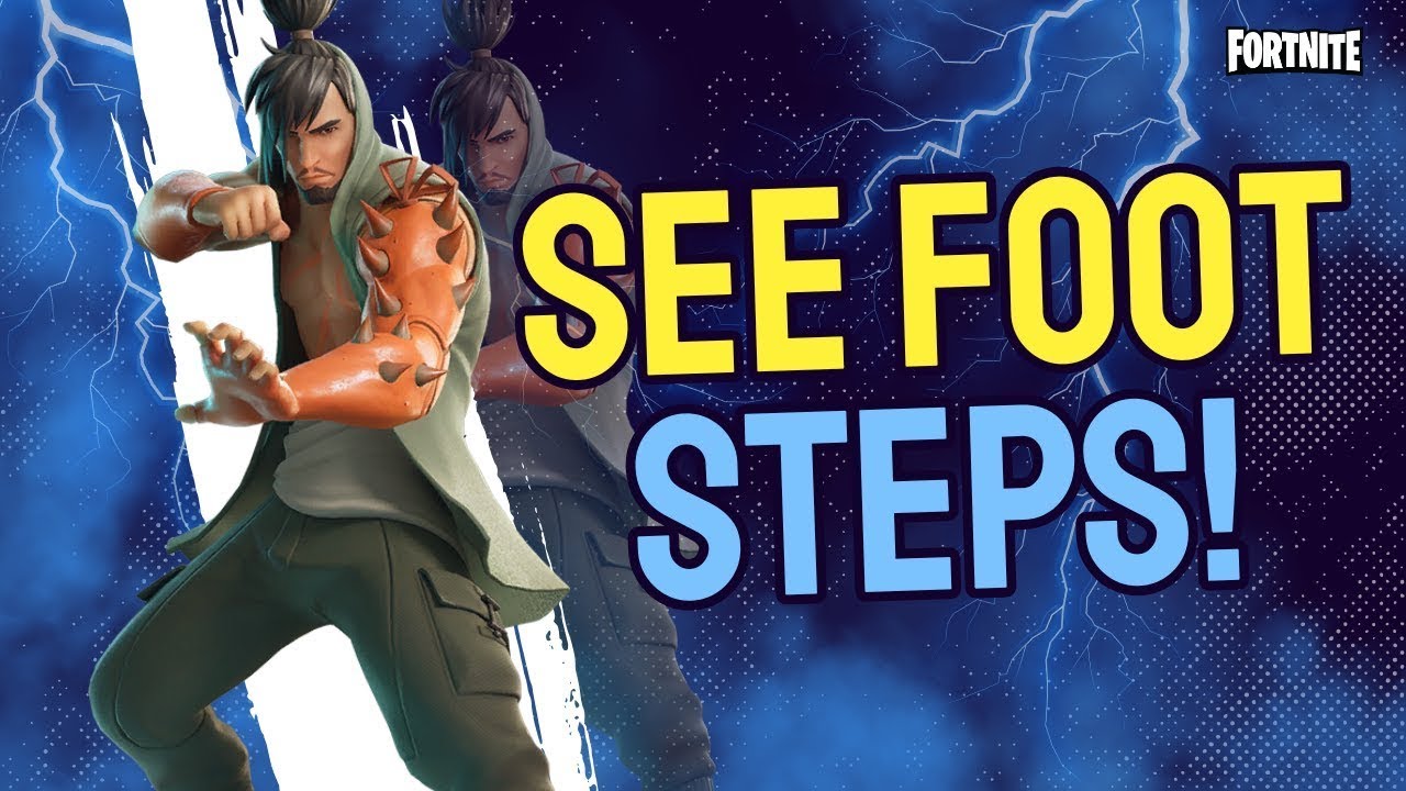 How to See Footsteps in Fortnite | Fortnite Tutorial (2025) - YouTube