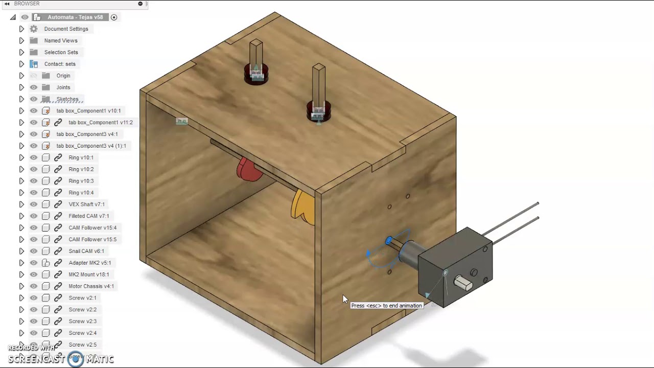 Automata with a motor - YouTube
