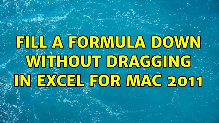 Solved Fill A Formula Down Without Dragging In Excel 9to5Answer solved-fill-a-formula-down-without-dragging-in-excel-9to5answer