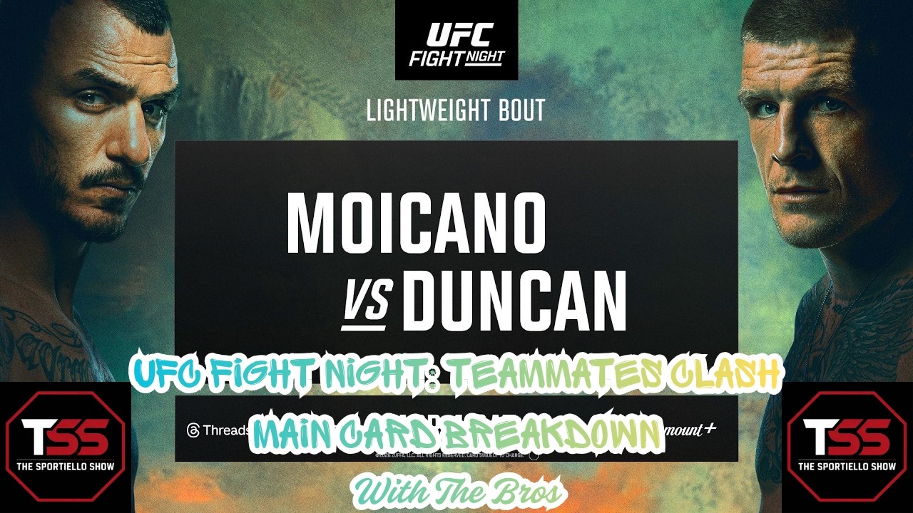 UFC Fight Night Vegas Renato Moicano vs Chris Duncan Main Card ...