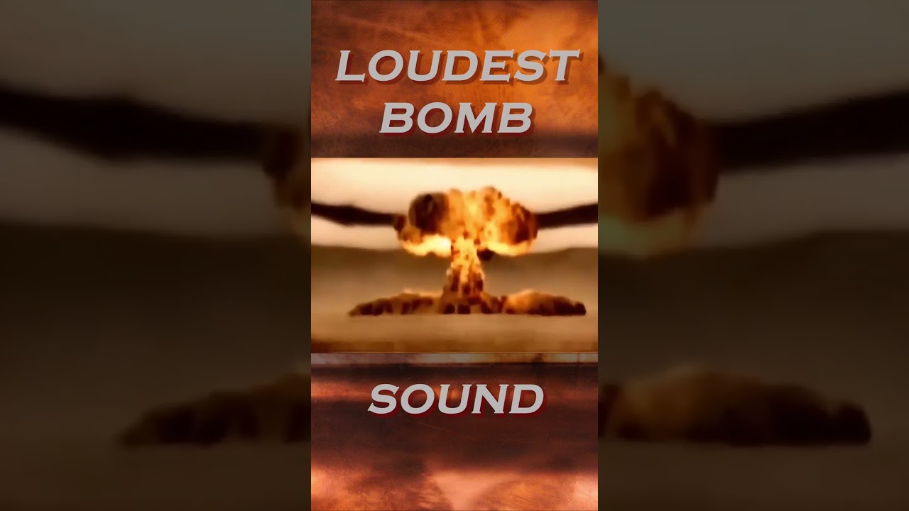 Loudest Bomb Sound | Explore With Ankush #shorts - YouTube
