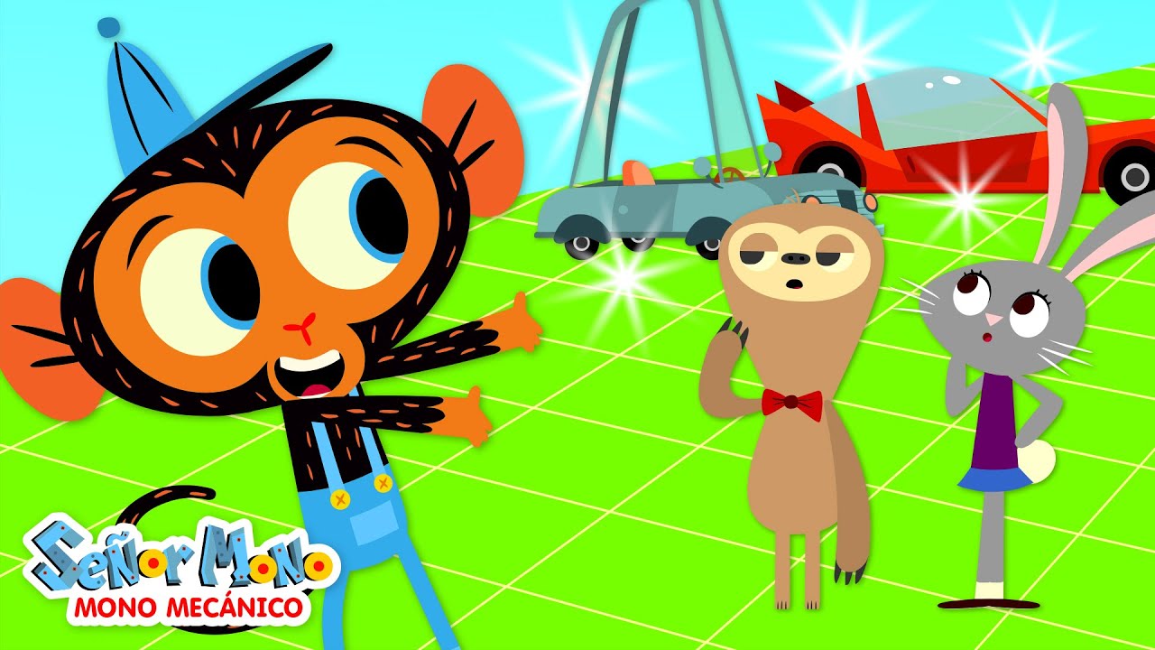 Señorita Coneja Y Señor Perezoso | Señor Mono, Mono Mecánico - YouTube