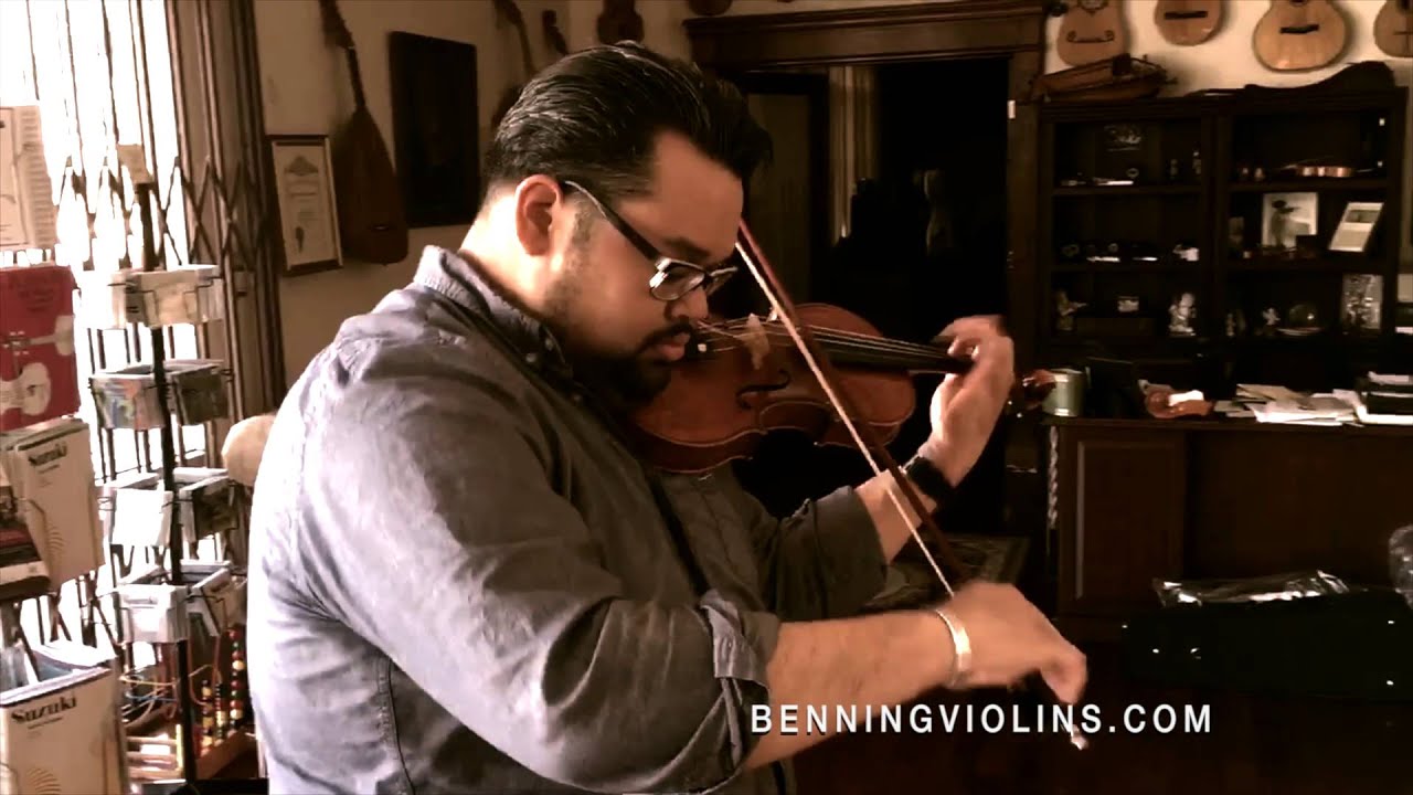 Violinist Vijay Gupta plays a Bergonzi-Model Violin Crafted by ...