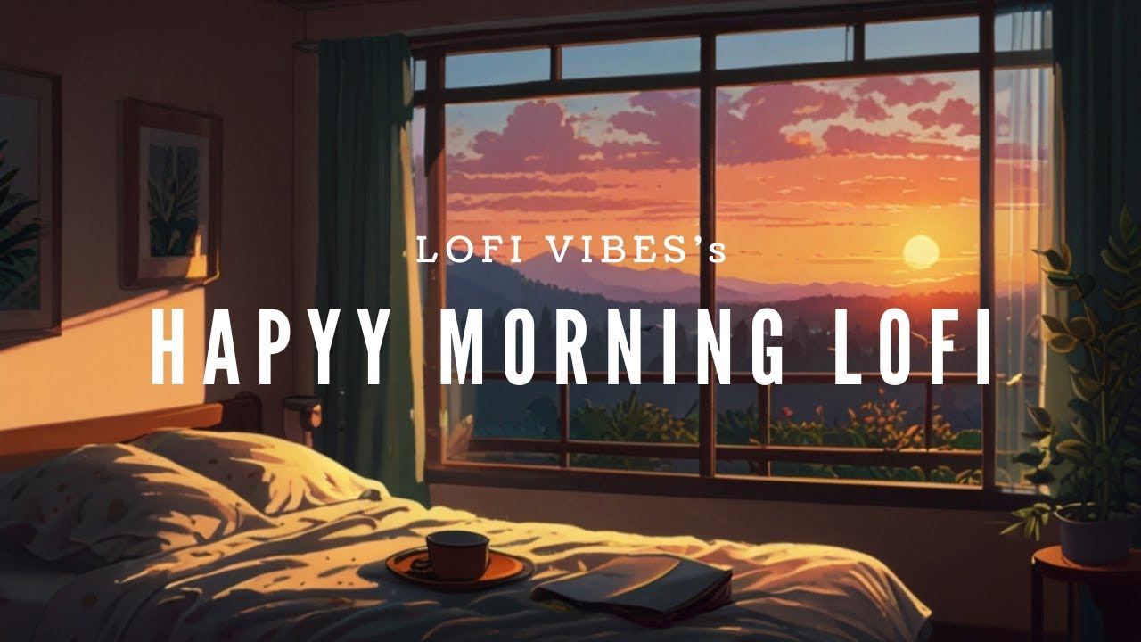 HAPYY MORNING LOFI🌞💜soothing lofi music for relaxing🍃lofi that makes ...