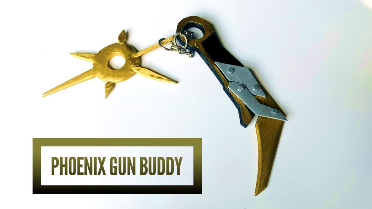 Phoenix Buddy Chain made out of Popsicle Sticks - Valorant KeyChain ...