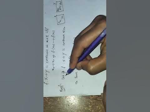 Lecture : 5 Metric Spaces Chapter : Metric Spaces (Theorem on continuous function ) - YouTube
