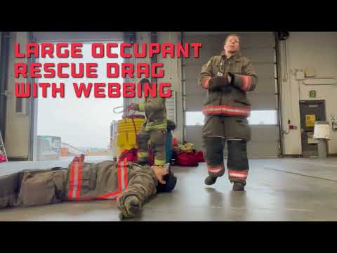 Large Occupant Rescue Drag with Webbing - YouTube