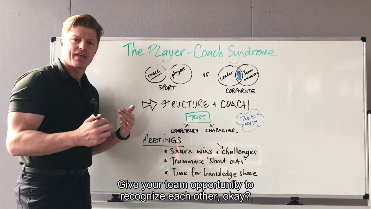 Performance by Design - Player coach syndrome - YouTube