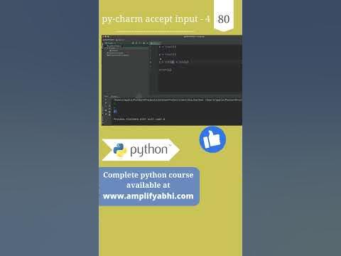 Python - pycharm Get Started | add two numbers part - 4 | #shorts # ...