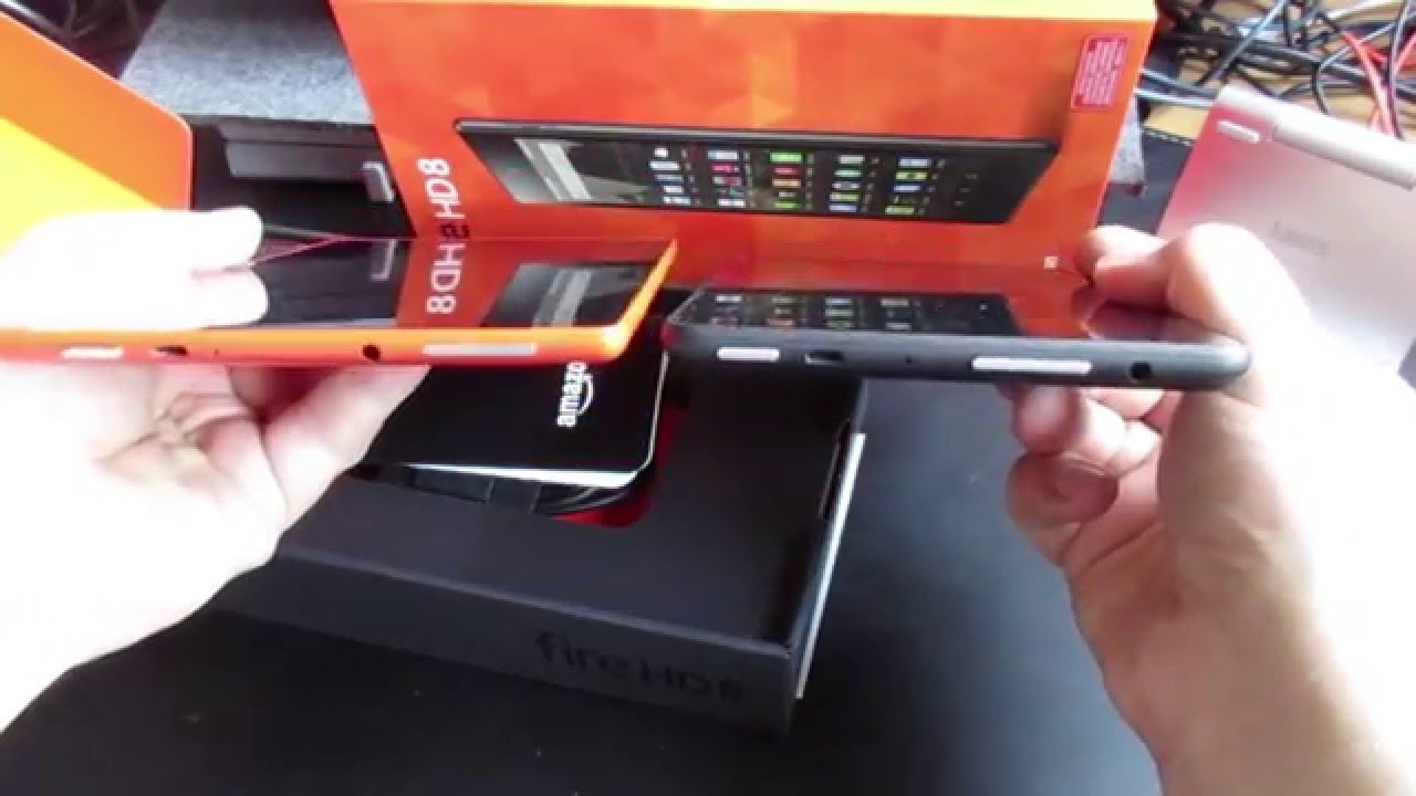 Amazon Fire Tablet HD 8 - 2015 unboxing - YouTube