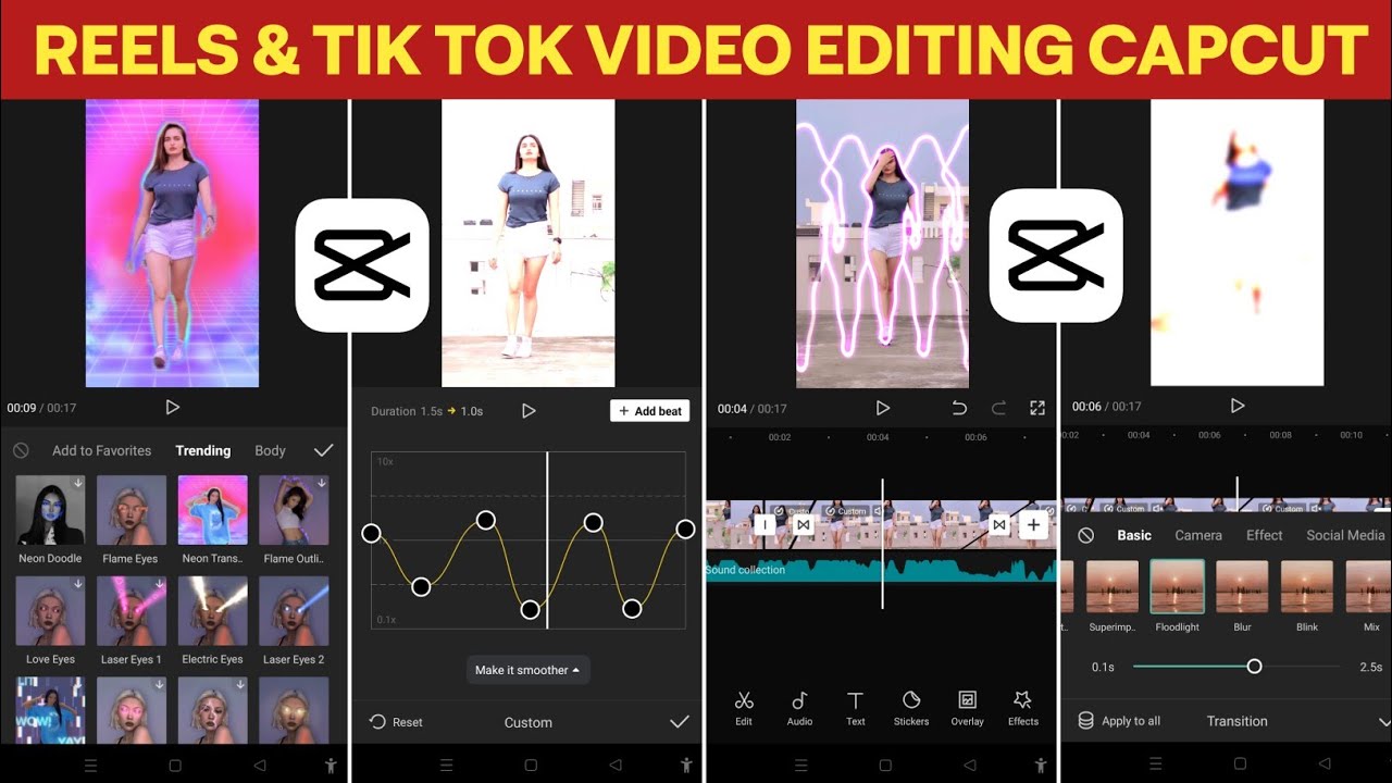 Reels Video Editing In Capcut | Tik Tok Editing In Capcut | Capcut Edit Tutorial - YouTube