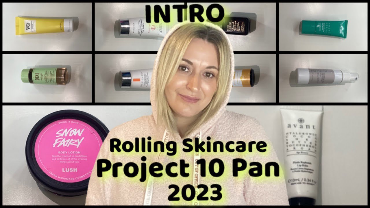 Rolling Project 10 Pan Intro 2023 / A Year Long Skincare Panning Project - YouTube