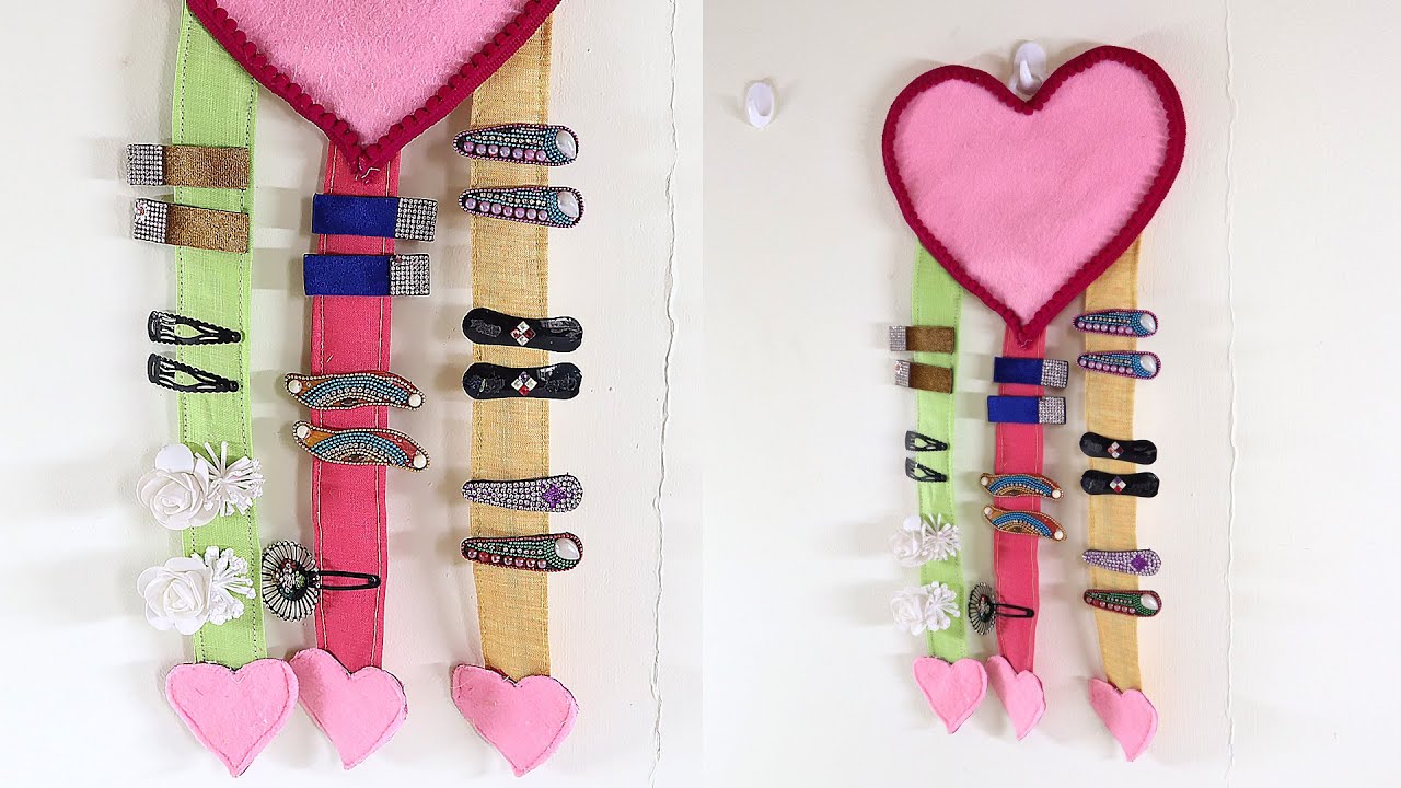 DIY Hair Pin Holder | Easy Hair Accessories Organizer at Home - YouTube
