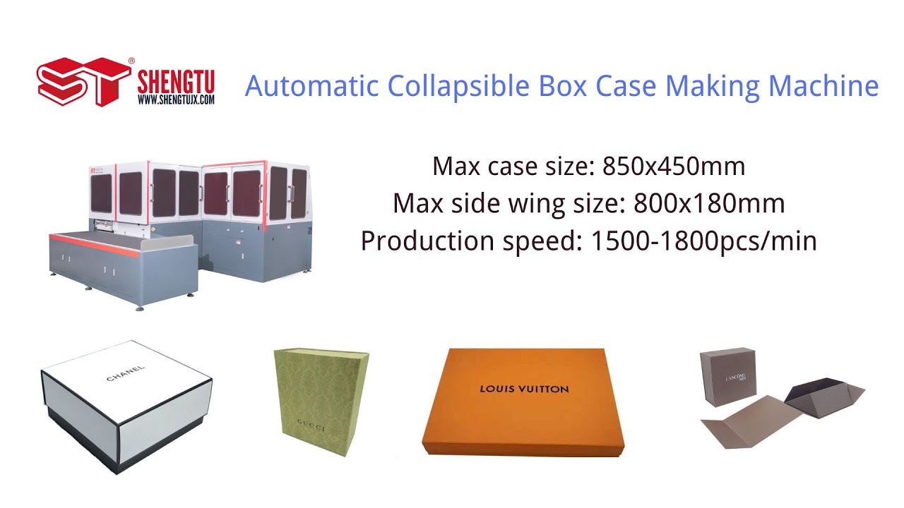 Luxury Collapsible Box Case Making Machine|Box Making Machine|Case ...