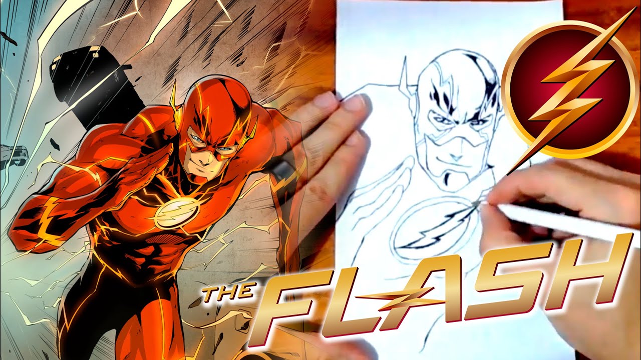 Dibujando a flash - Speed drawing - YouTube