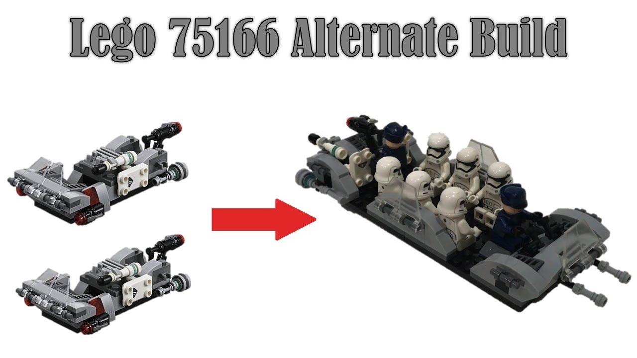 Lego Star Wars Custom First Order Troop Transport - YouTube