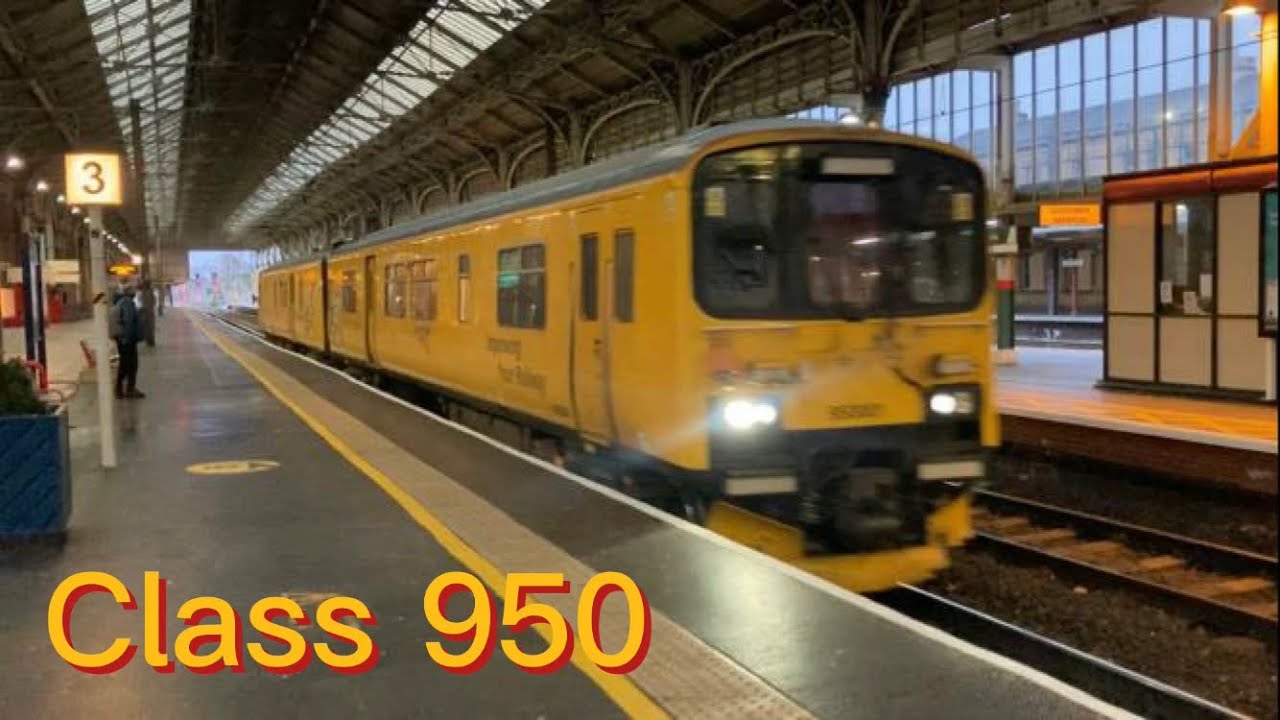 Network Rail Class 950 passing preston - YouTube