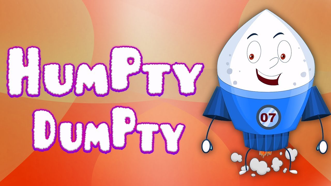 humpty dumpty นั่งอยู่บนผนัง | Kids Rhyme | Humpty Dumpty | Little Red ...